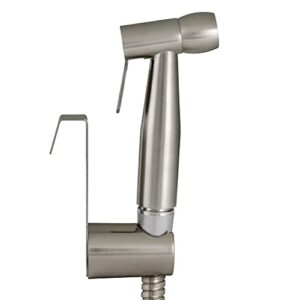 Design House 588913-SS Modern Single-Function Dual-Mount Hand Held Bidet Sprayer for Bathroom, Stainless Steel