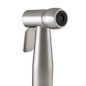 Design House 588913-SS Modern Single-Function Dual-Mount Hand Held Bidet Sprayer for Bathroom, Stainless Steel