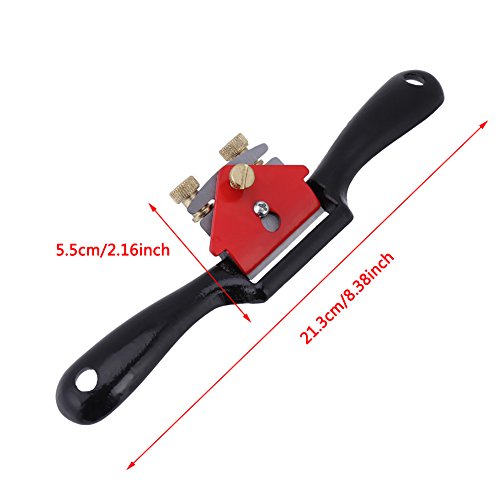 Adjustable SpokeShave Hand Planer 9 Inch Woodworking Cutting Plane Hand Trimming Tool for Wood Craft, Wood Craver, Wood Working