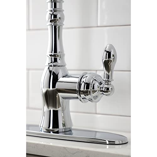 Kingston Brass GSY7701ACLBS American Classic Kitchen Faucet, Polished Chrome 10 x 9.5 x 12.19