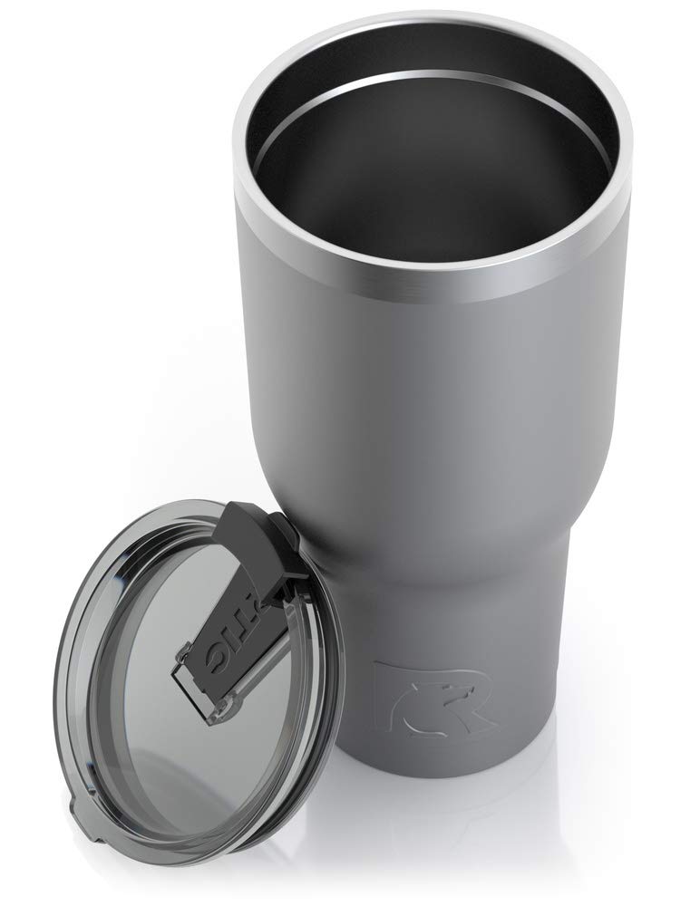 RTIC Double Wall Vacuum Insulated Tumbler, 40 oz, Graphite (40oz, Graphite)