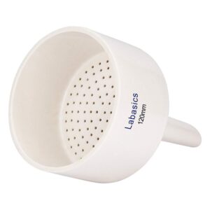 labasics porcelain buchner funnel 120 mm, porcelain buchner filter funnel od 12 cm id 11 cm for laboratory