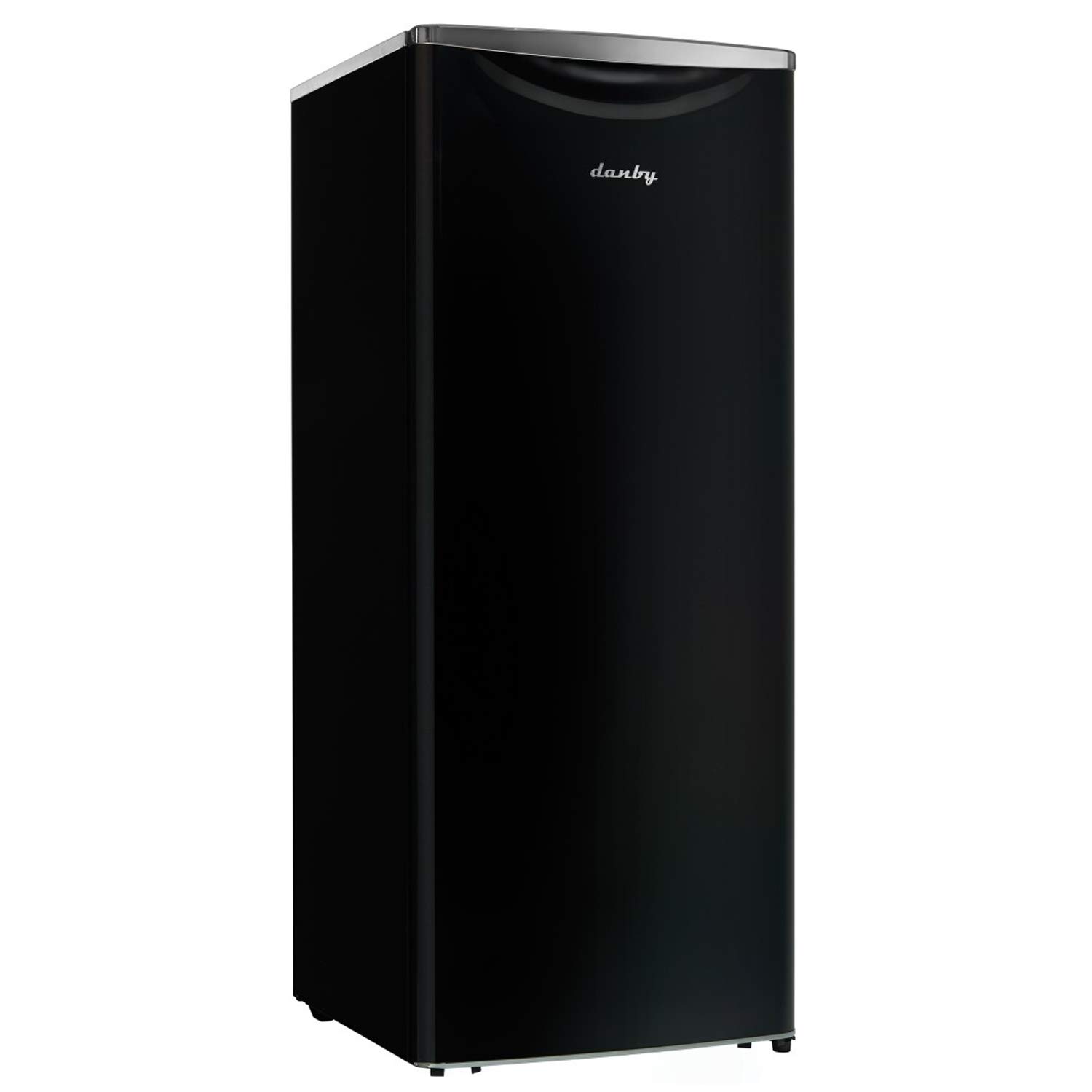 Danby DAR110A3MDB 11 Cu. Ft. Apartment Basement Sized Contemporary Classic Refrigerator with 3 Adjustable Glass Shelves and Bottle Storage, Black