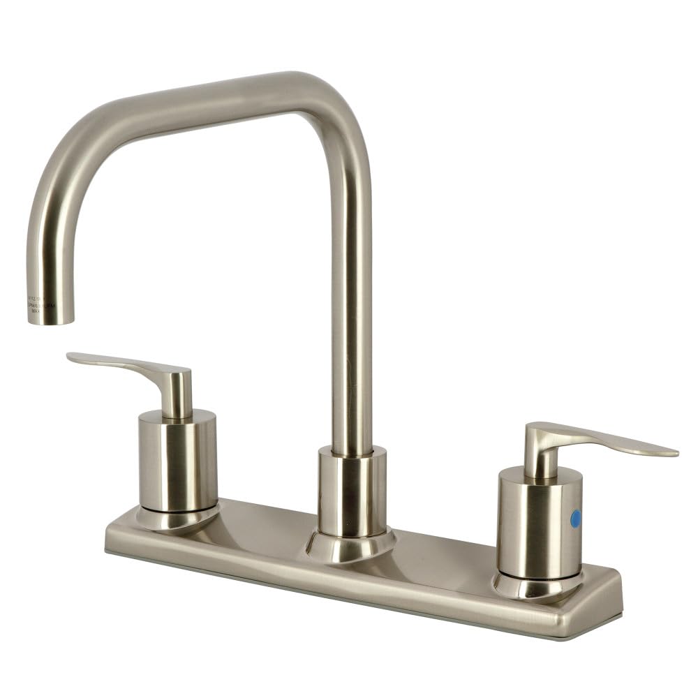 Kingston Brass FB2148SVL Serena 8" Centerset Kitchen Faucet, Brushed Nickel