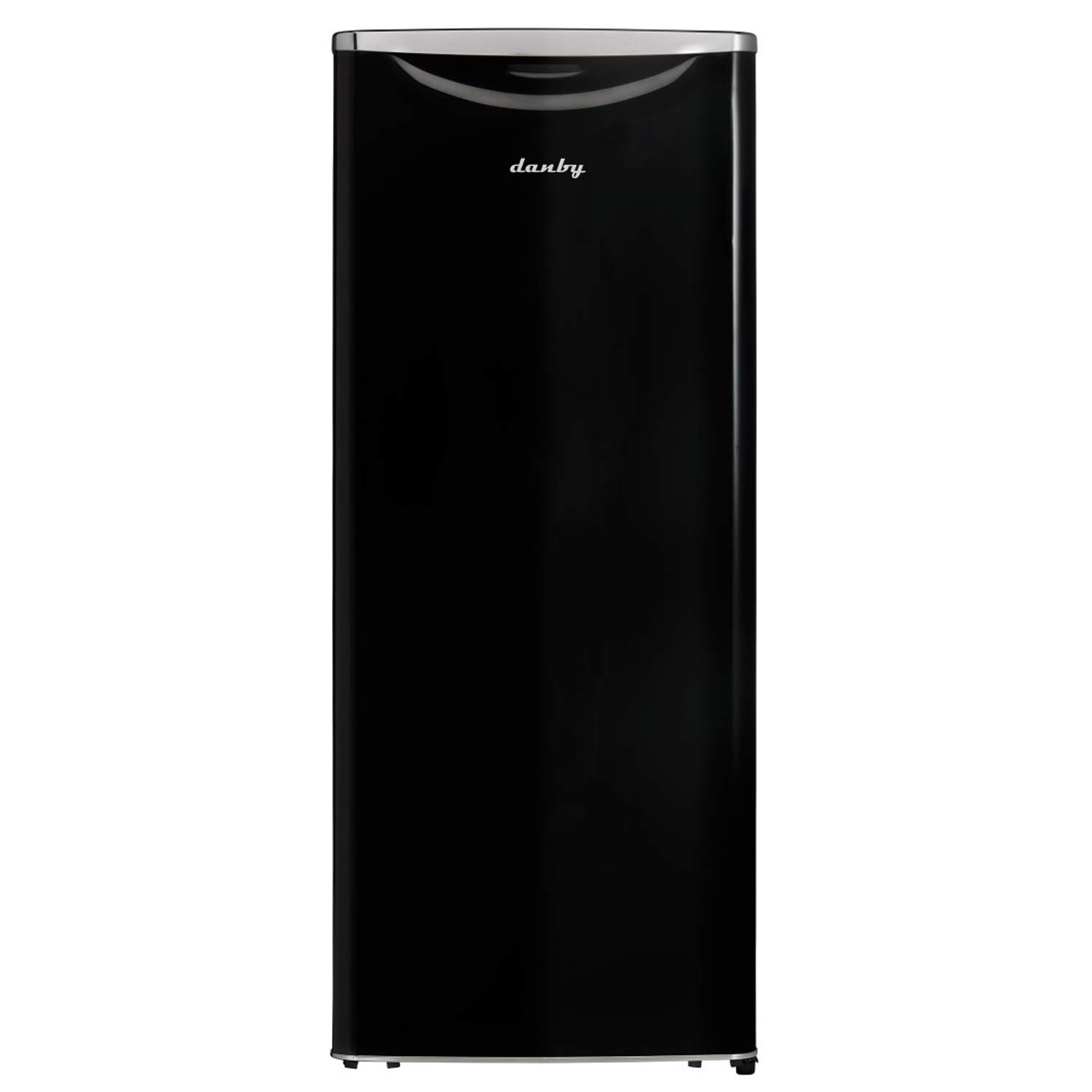 Danby DAR110A3MDB 11 Cu. Ft. Apartment Basement Sized Contemporary Classic Refrigerator with 3 Adjustable Glass Shelves and Bottle Storage, Black