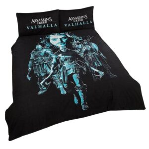 assassin's creed valhalla double duvet cover and pillowcase set