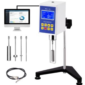 Saladulce Digital Rotary Viscometer with Temp. Probe, Lab Viscometer with Data Output, 10-6, 000,000 mPa.s Viscosity Meter Tester ±3% 100-240V