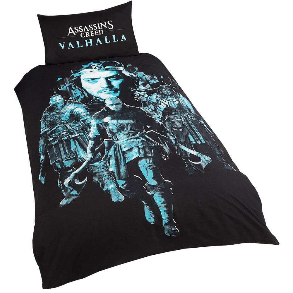 Assassin's Creed Valhalla Single Duvet Cover and Pillowcase Set