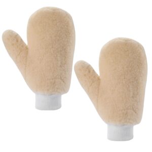 painters mitt with thumb, painting with hand mitts, paint mitt, cleaning, and dusting mitt, painters & decorators glove（2-pack)