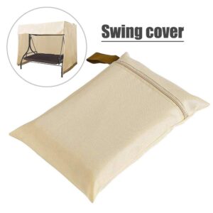 Outdoor Swing Covers Waterproof Patio Swing Cover 3 Triple Seater Durable Garden Swing Hammock Glider Cover Outdoor Furniture Protector 87x67x50 Inch