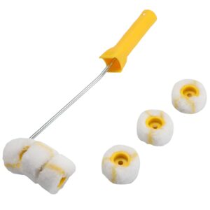 pipe paint roller with frame, pipe painter refill, smart roller kit for painting pipes, tubepoles, steel bar, and curved surfaces