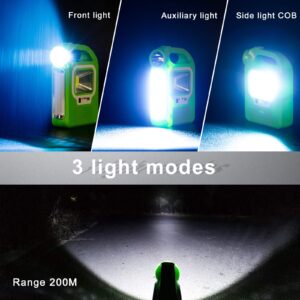 4 Pack Solar Lantern Camping Essentials Accessories Lights, Rechargeable LED Flashlight, Tent Lights for Emergency, Hurricane, Survival Kits, Operated Lamp, Charging for Device