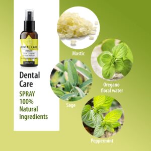 Teliapets Oregano Dental Care Spray for Pet's Teeth & Gums - Natural Dog's & Cat's Teeth Cleanser - Bad Breath, Plaque, Periodontitis & Gingivitis Fighter -Quick & Simple Oral Relief - 30ml / 1oz