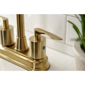 Kingston Brass KB8497SVL Serena Centerset Bar Faucet, Brushed Brass