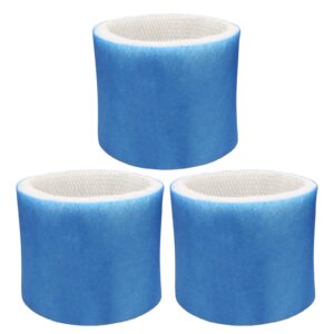 smilyan 3 pack upgraded blue mesh treated layer hc-14 humidifier replacement wicking filter e for honeywell hcm-6009 hcm-6011 hev680 hev685 series humidifier, part # hc-14v1 hc-14 hc-14n