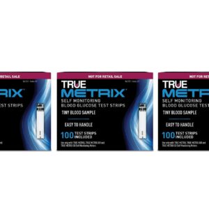 3X 100ct TRUE METRIX Test Strips + 3X 100ct 30g TRUEplus Lancets + TRUEplus Log Book