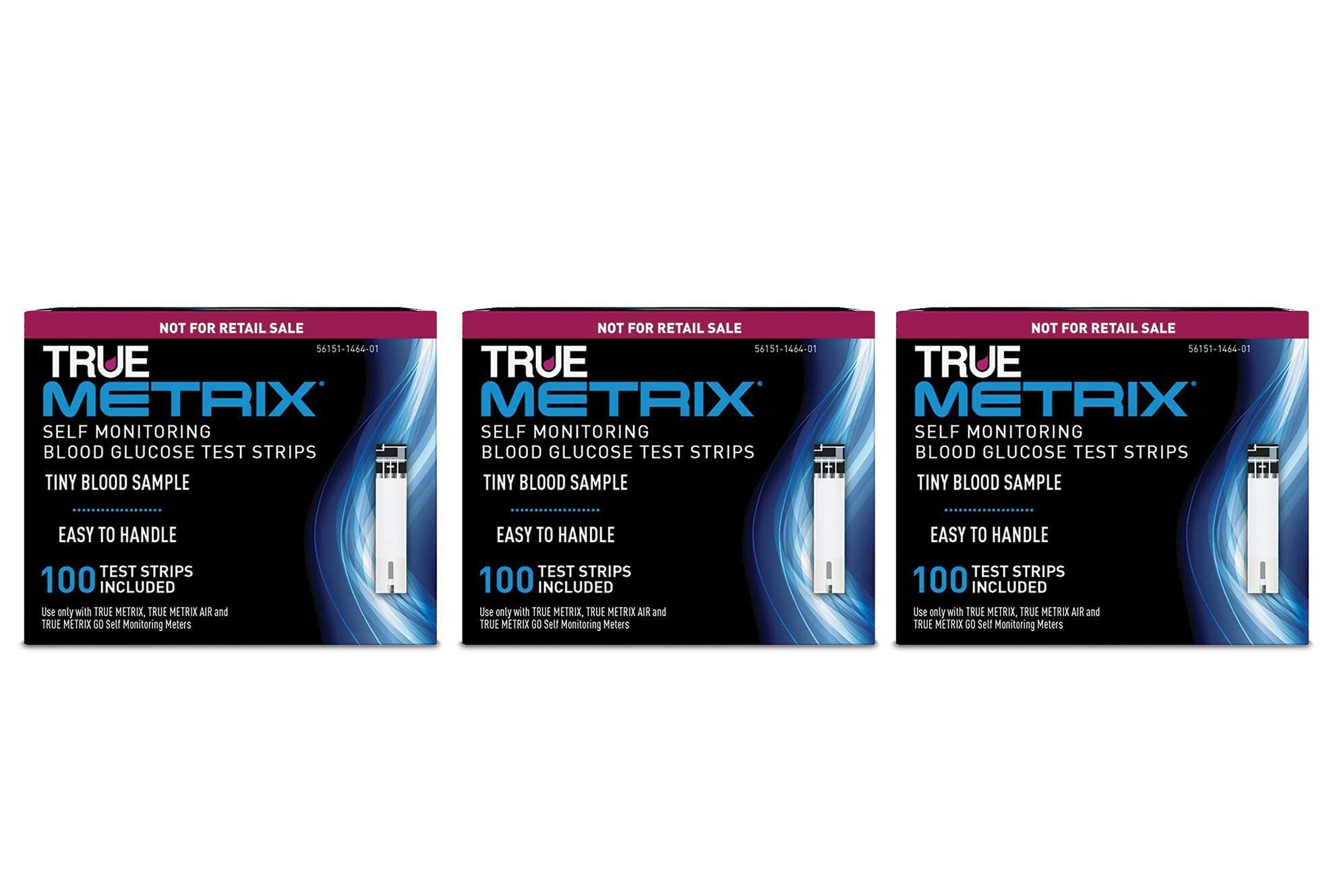 3X 100ct TRUE METRIX Test Strips + 3X 100ct 30g TRUEplus Lancets + TRUEplus Log Book