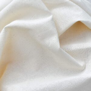 100% Natural Cotton Muslin Fabric - 63in Wide X 3yds Long (Medium Weight)