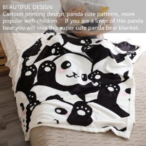 Sviuse Panda Blanket Cute Pandas Throw Blanket for Girls Panda Gifts Soft Panda Blankets for Panda Lovers (Panda 7, (50" X 60")