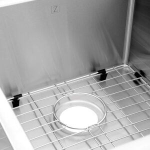 ZLINE 32" Jackson Undermount Double Bowl Stainless Steel Kitchen Sink with Bottom Grid (SRDL-32)