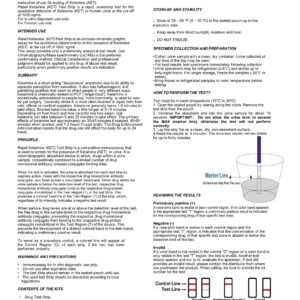 KET/Keta Urine Test Strips, Easy to Use, One Step, Results in 5 Minutes (25 Pack)