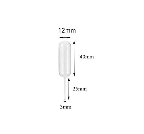 300 Pieces 4ml Cupcake Pipettes, Food Grade Plastic Disposable Pipettes Mini Liquid Injector (300-A)