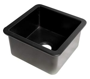 alfi brand abf1818s-bm kitchen sink, black matte