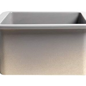 ALFI brand ABF1818S-GM Kitchen Sink, Grey Matte