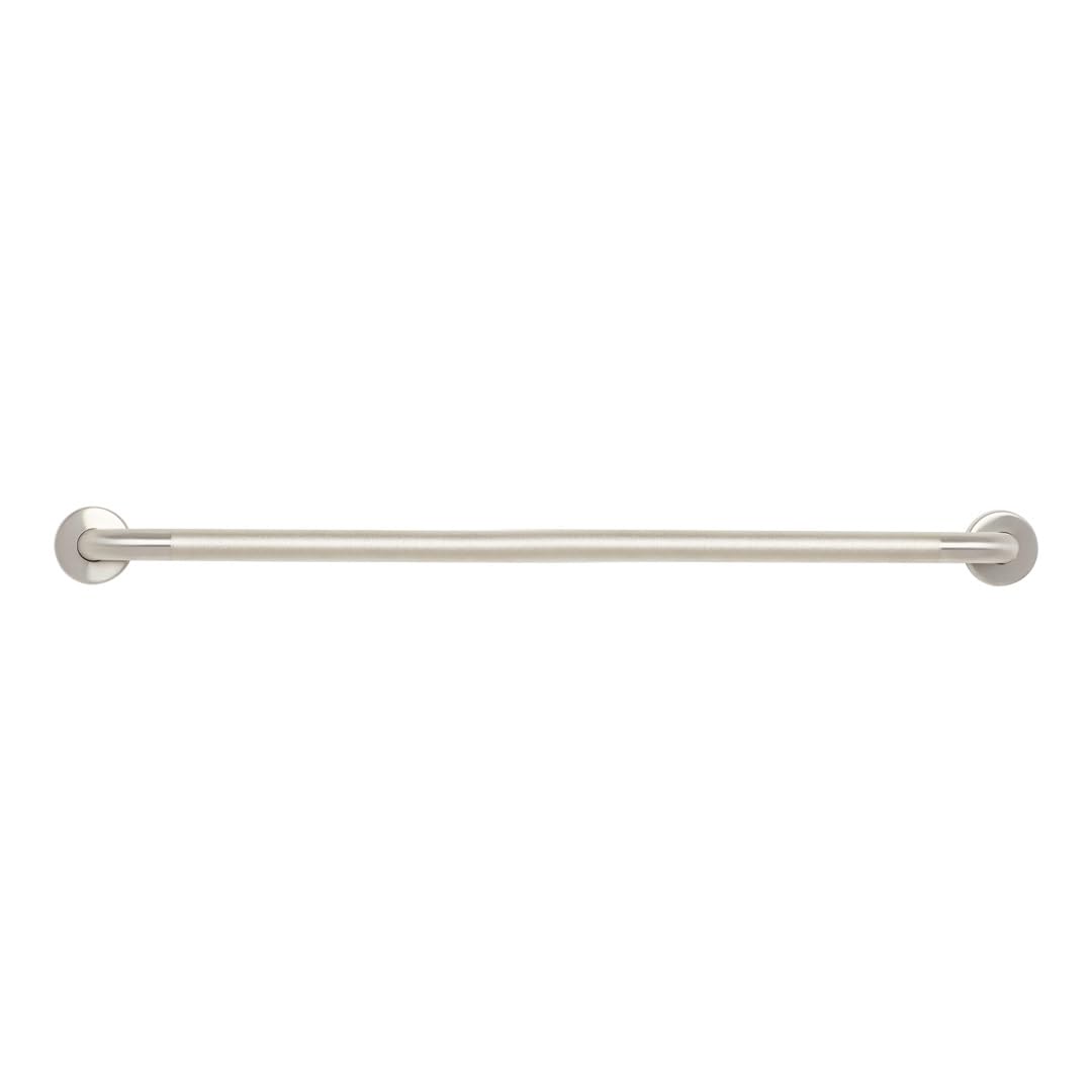 Seachrome 48" Wall Mount Grab Bar, 1 ¼" Diameter, Concealed Flanges, ADA Compliant, Peened with Satin Ends