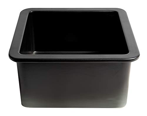 ALFI brand ABF1818S-BM Kitchen Sink, Black Matte