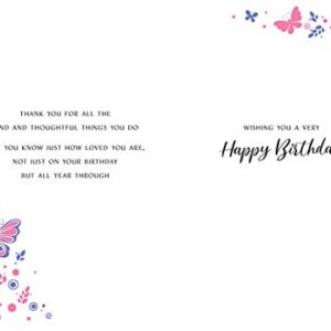 Regal Publishing Modern Birthday Card Daughter in Law - 9 x 6 inches -