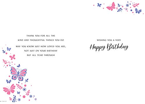 Regal Publishing Modern Birthday Card Daughter in Law - 9 x 6 inches -