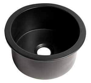 alfi brand abf1818r-bm kitchen sink, black matte