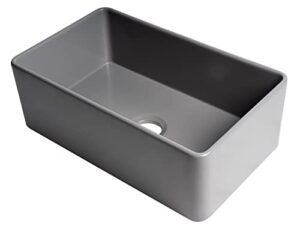 alfi brand abf3018-gm kitchen sink, grey matte