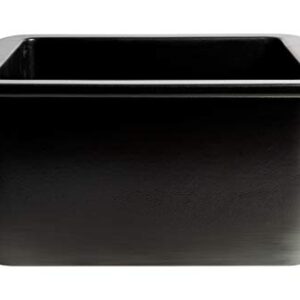 ALFI brand ABF1818S-BM Kitchen Sink, Black Matte