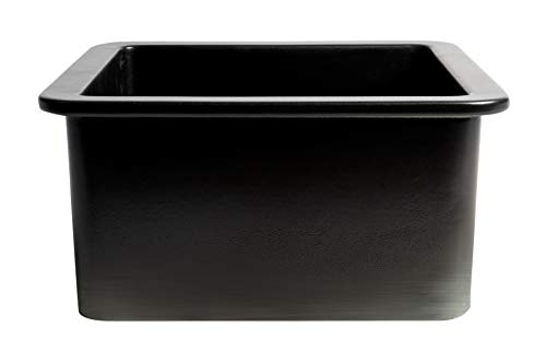 ALFI brand ABF1818S-BM Kitchen Sink, Black Matte