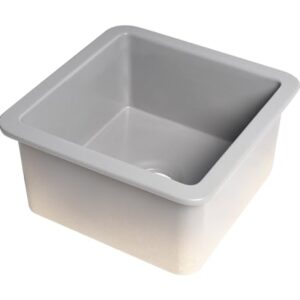 ALFI brand ABF1818S-GM Kitchen Sink, Grey Matte