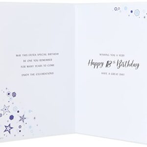 Regal Publishing Modern Milestone Age Birthday Card 18th Grandson - 9 x 6 inches -