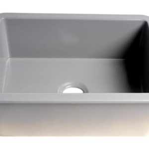 ALFI brand ABF2718UD-GM Kitchen Sink, Grey Matte