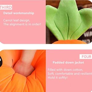 XIZHI 27 5/8inch Carrot Hugging Pillow, Kids Pillows Plush，Cute Stuffed Animals Doll Toy Gifts,for Bedroom, Sofa, Office Decoration