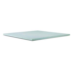 independent furniture supply co. 1" gel memory foam slab topper twin memory foam blue