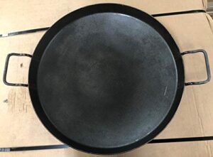 22" cooking disc blade discada with 1-1/2" sides, discada/paella pan, made in brazil