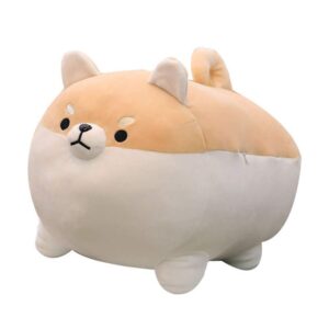 oukeyi stuffed animal shiba inu plush dog toy anime corgi kawaii plush soft pillow, plushies shiba inu plush plush toy pillows doll dog,plush toy gifts for girl boy (16 inch)