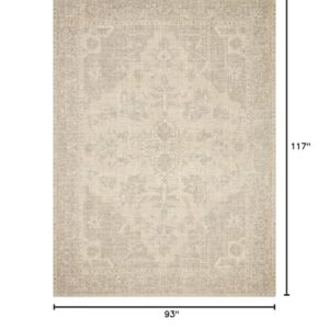 Loloi Priya Ivory/Grey 7'-9" x 9'-9" Area Rug