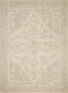 loloi priya ivory/grey 7'-9" x 9'-9" area rug