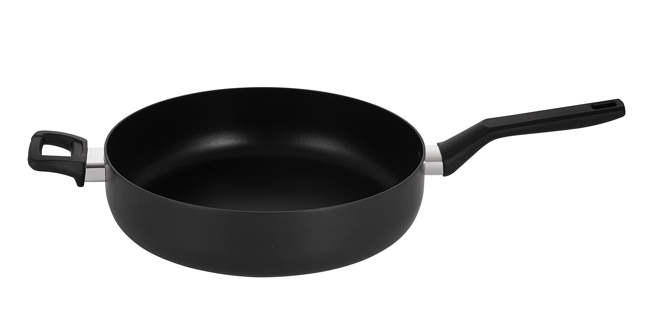 EPPMO Hard-Anodized Nonstick Jumbo Cooker, Saute Pan with Lid, Bakelite Handle, 5 Quart