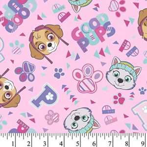 paw patrol good pups cotton fabric, precut 1-yard pieces