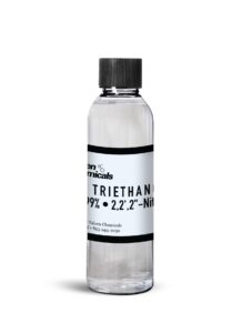 triethanolamine (tea) for cosmetics 125 ml 99% ph balancer, surfactants diy skincare and cosmetic products by talsen chemicals