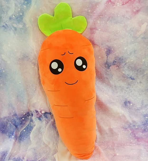 XIZHI 27 5/8inch Carrot Hugging Pillow, Kids Pillows Plush，Cute Stuffed Animals Doll Toy Gifts,for Bedroom, Sofa, Office Decoration