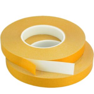 MISSYOUNG Double Sided Woodworking Tape 1 Inch x 82 Feet Two-Sided Woodworker Tape for Woodworking, CNC Work,Crafting, Wood Template Routing, Removable & Residue Free